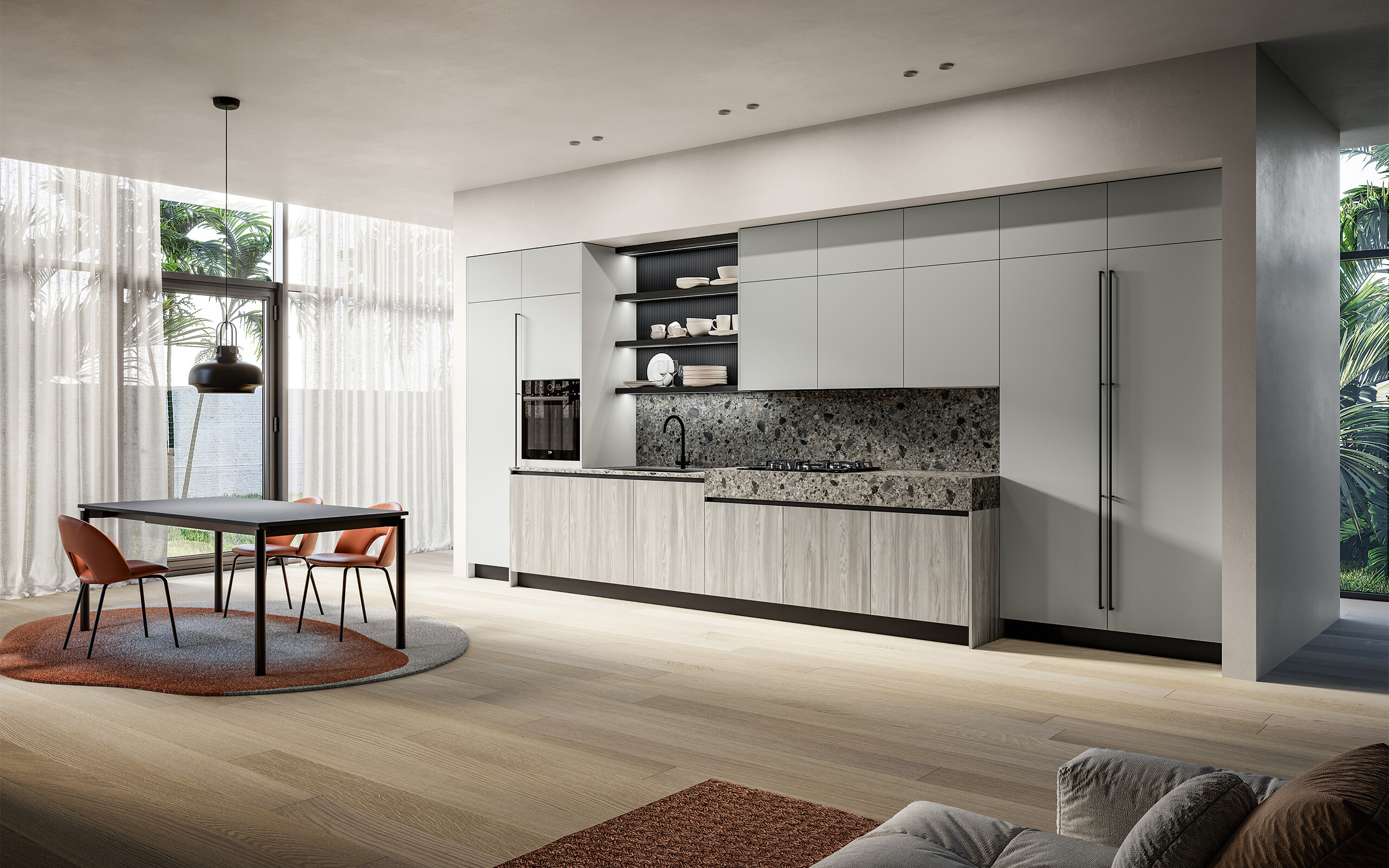 Cucina moderna giovane e funzionale - Cloe - Arredo3